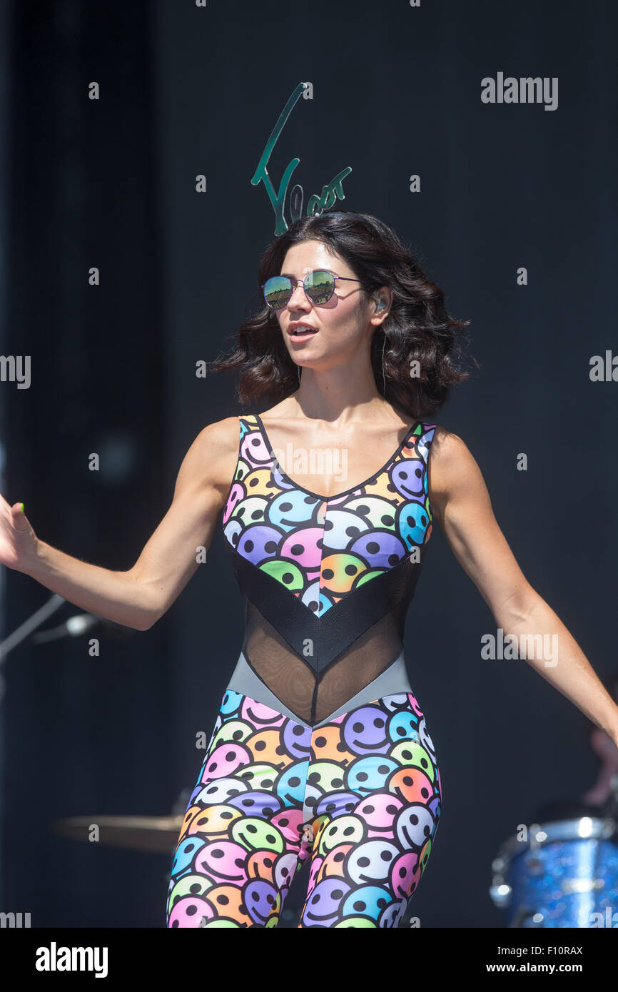 Marina Lambrini Diamandis of Marina and the Diamonds performing at the ...