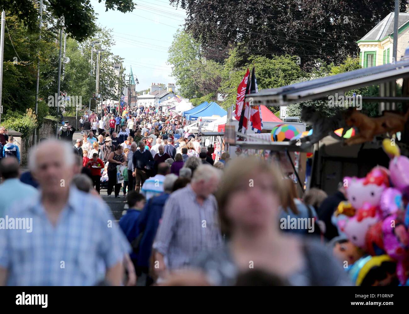 Ballycastle, Ireland. 24th August, 2015. The Lammas Fair in Ballycastle ...