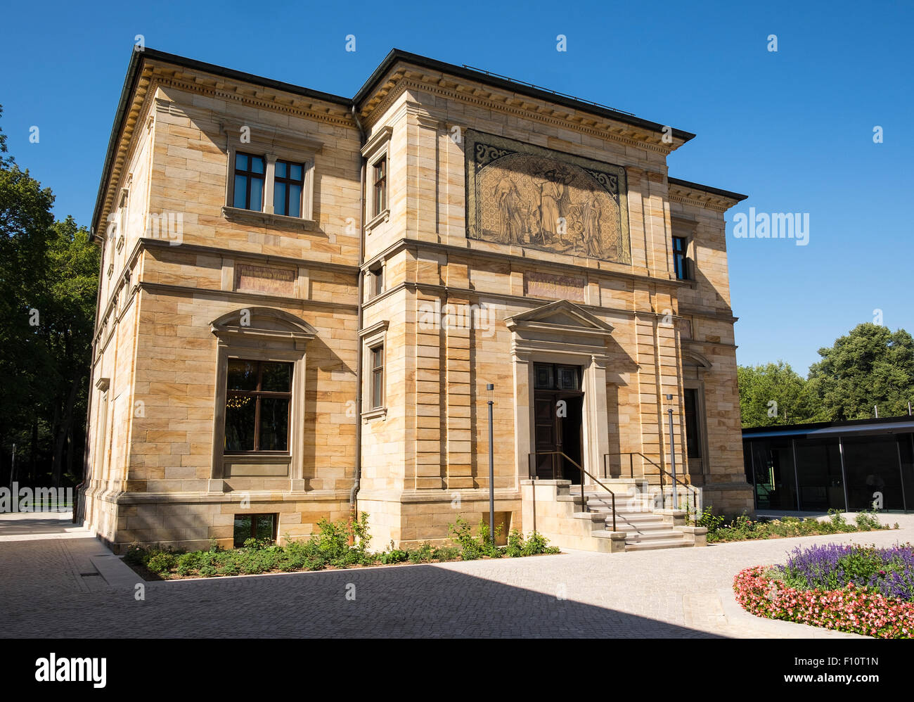 Villa Wahnfried - home of the composer Richard Wagner in the town of ...