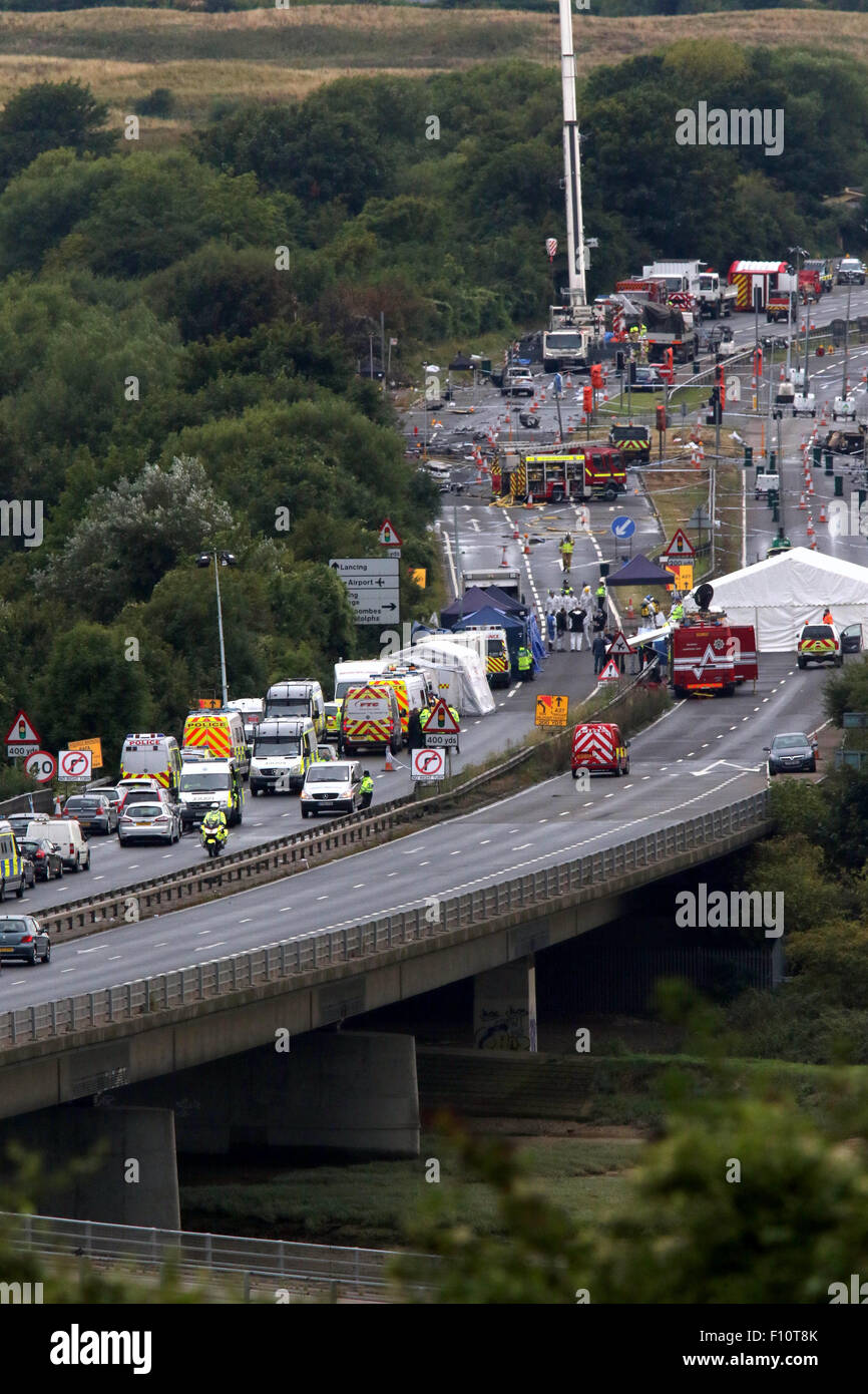 Shoreham Air Crash ,Hawker Hunter, jet, crashed ,Shoreham Airshow ...