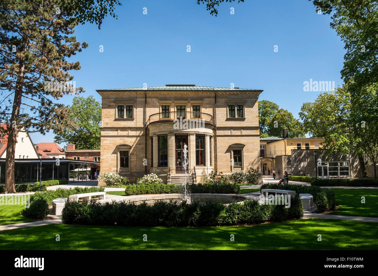 Villa Wahnfried - home of the composer Richard Wagner in the town of ...