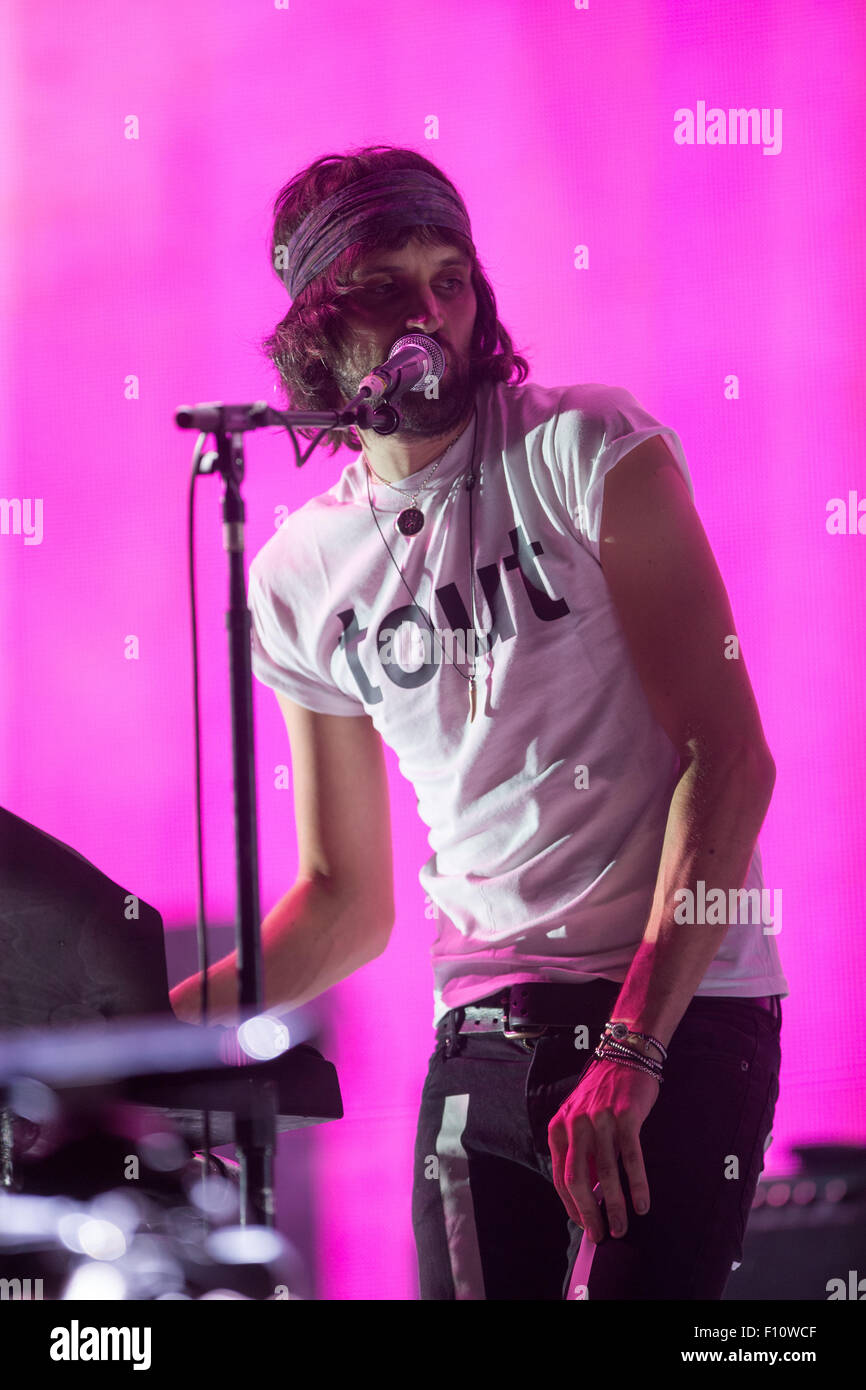 Sergio Pizzorno of Kasabian at the V Festival in Chelmsford,Essex Stock ...
