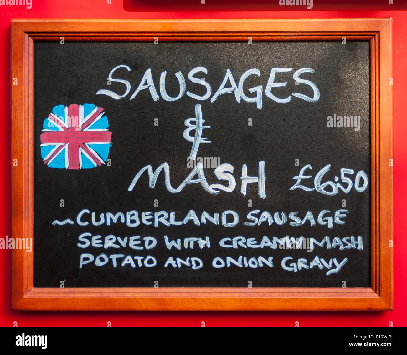 London union jack sign menu hi-res stock photography and images - Alamy