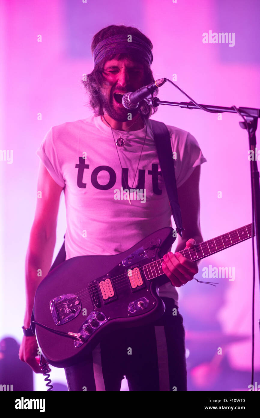 Sergio Pizzorno of Kasabian at the V Festival in Chelmsford,Essex Stock ...