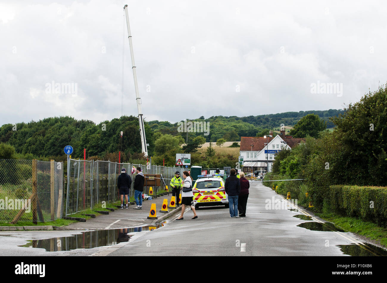 Close Scene Shoreham Air Disaster High Resolution Stock Photography and ...