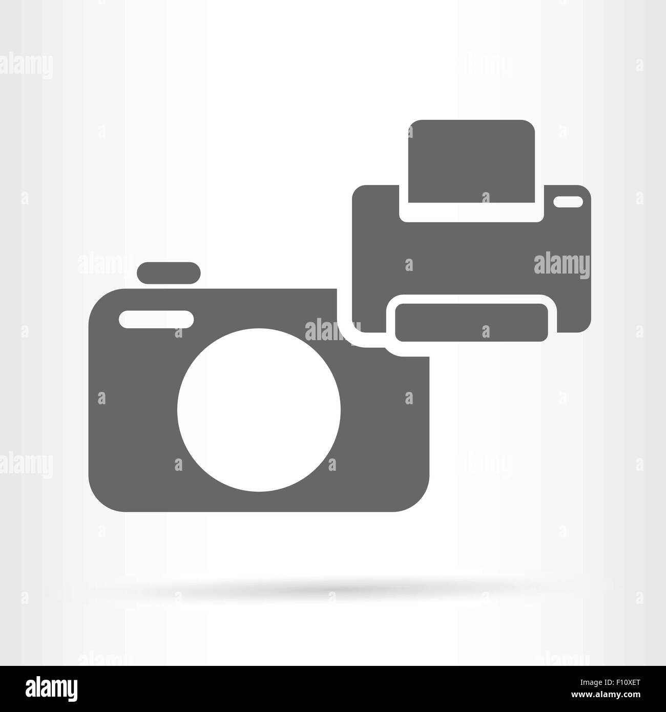 camera and printer symbol icon vector illustration Stock Vector Image ...
