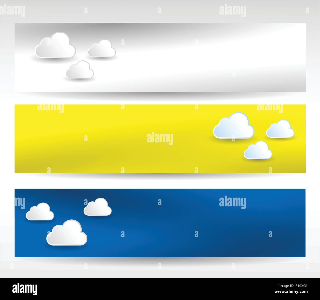 Sky clouds vector vectors hi-res stock photography and images - Alamy