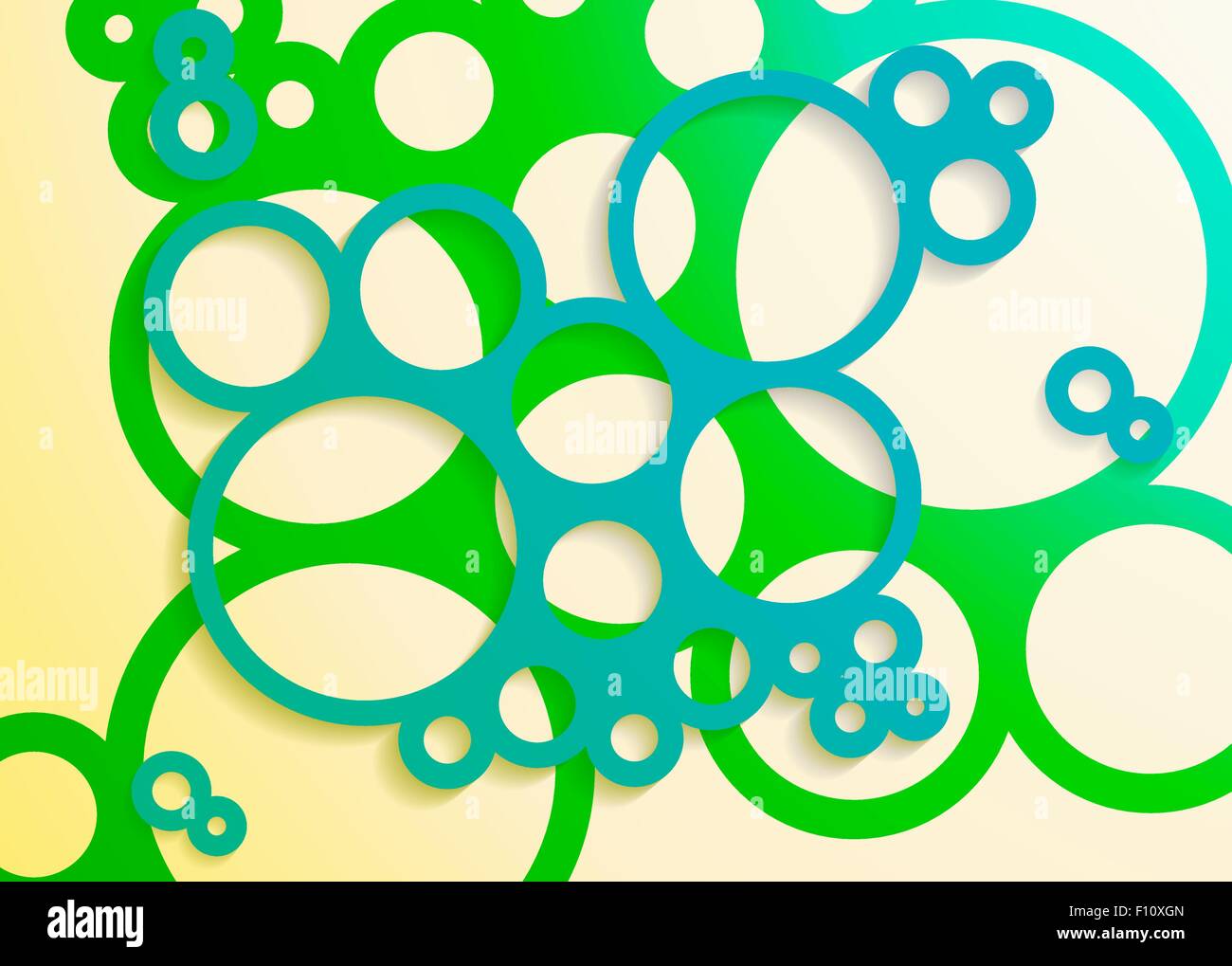 Set of Bright Abstract Circles Frames Design Elements, cosmetics, soap, shampoo, perfume ...