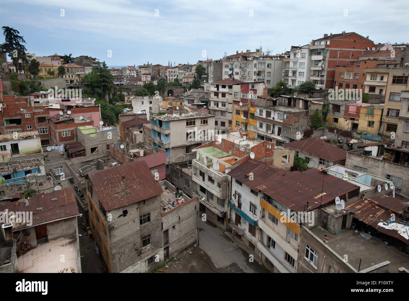 Black Sea port of Trabzon, Trabzon Province, Turkey, Eurasia Stock ...