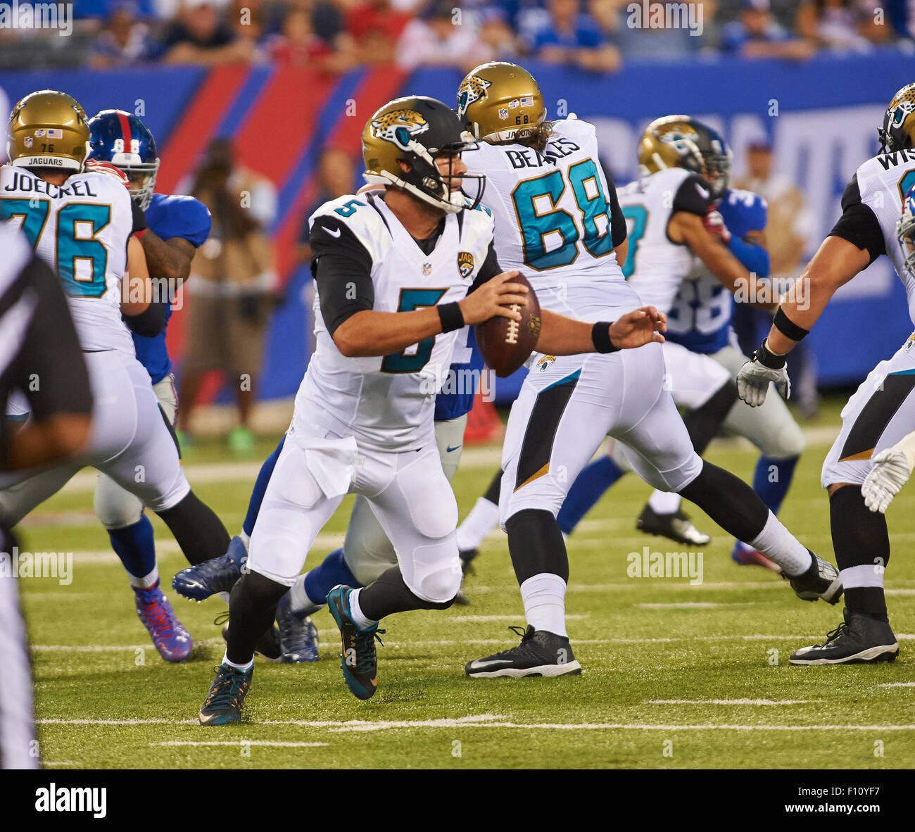 Aug. 24, 2015 - East Rutherford, New Jersey, U.S. - Jaguars ...