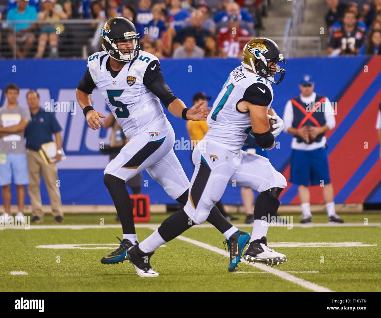 Aug. 24, 2015 - East Rutherford, New Jersey, U.S. - Jaguars ...