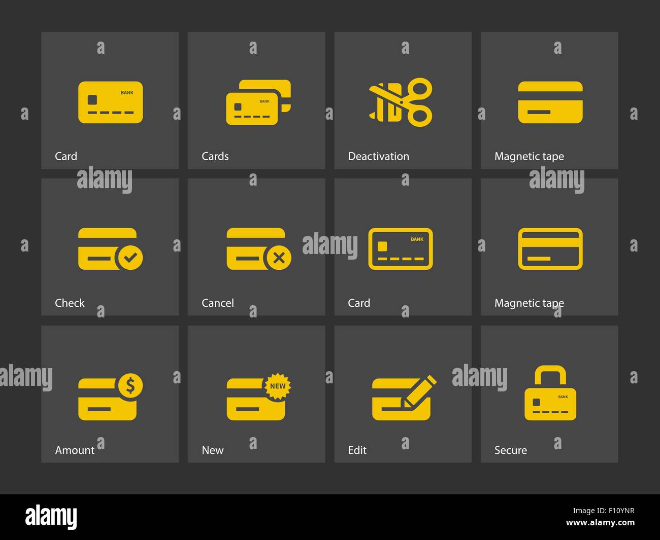 Credit card security icons Stock Vector Images - Alamy