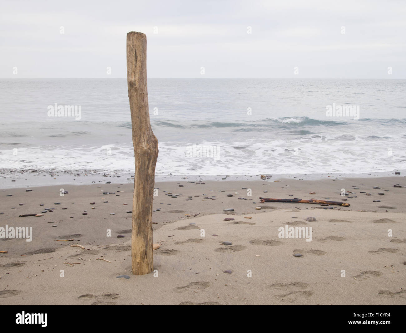 Sticks at Bahinas beach Stock Photo - Alamy