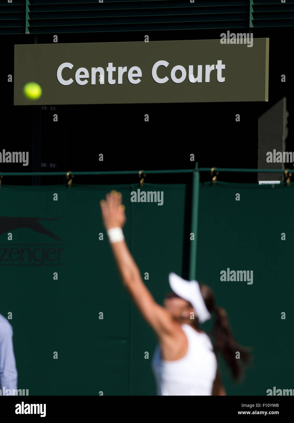 Centre Court sign at Wimbledon Stock Photo - Alamy
