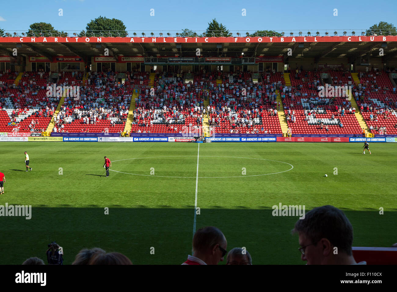 Charlton Athletic Football Club 'The Valley' Stadium Stock Photo - Alamy