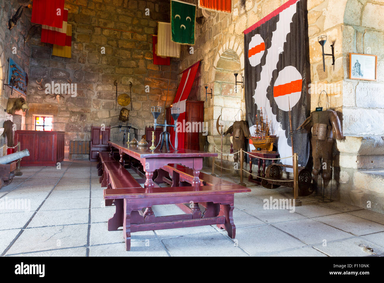 Inside of Bodrum castle Stock Photo - Alamy