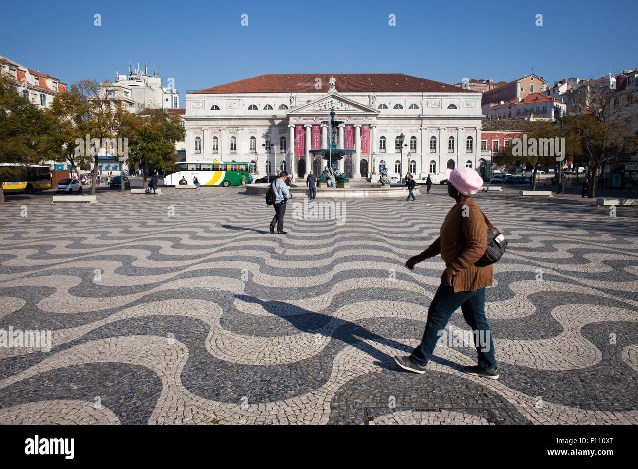 National theater dona maria ii hi-res stock photography and images - Alamy