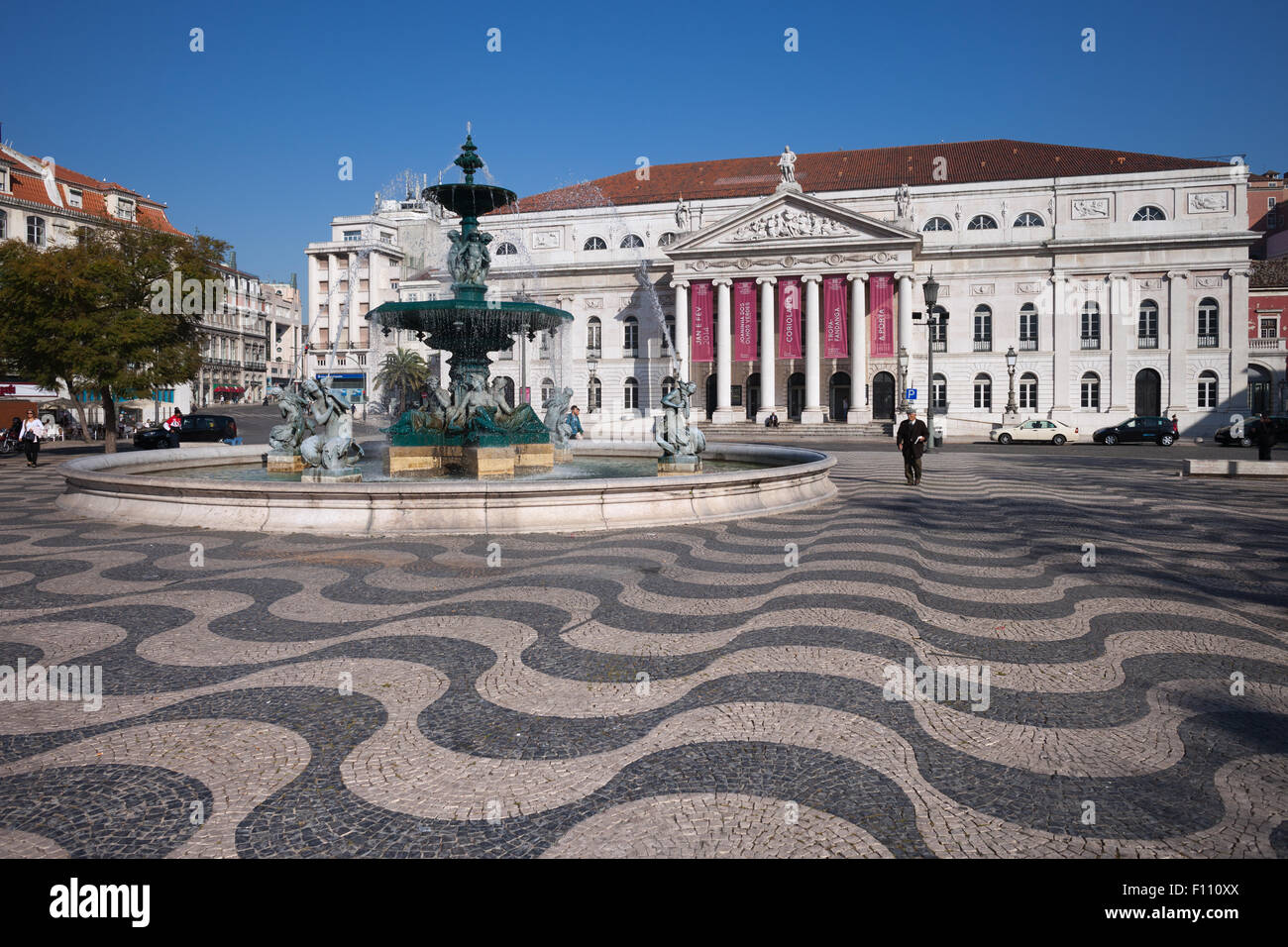 National theater dona maria ii hi-res stock photography and images - Alamy
