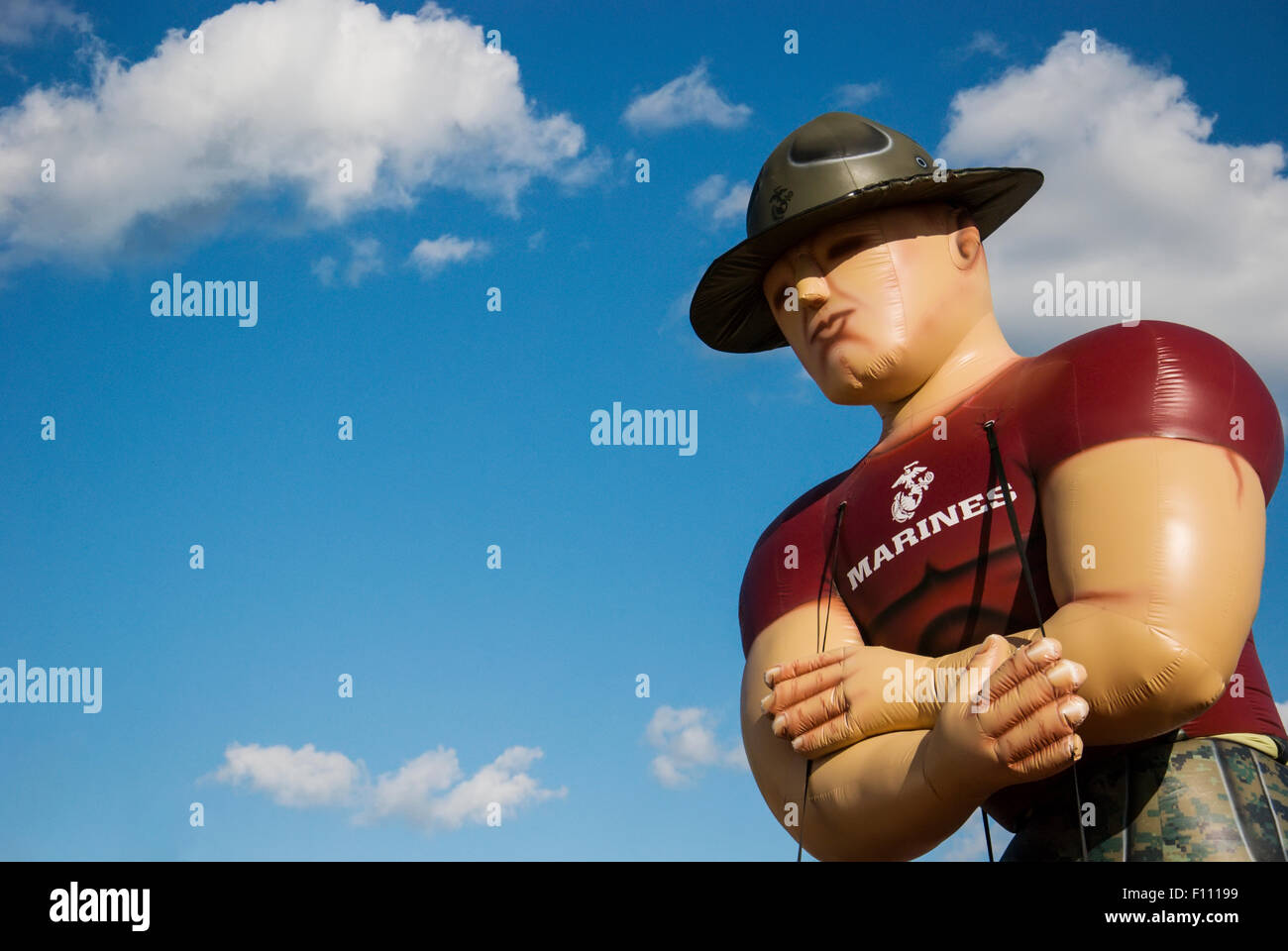 Marine Inflatable Figure Display Stock Photo - Alamy