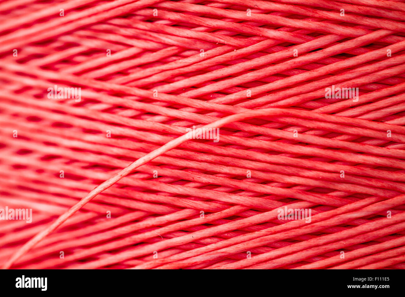 Close up of synthetic colored thread, texture and background Stock ...