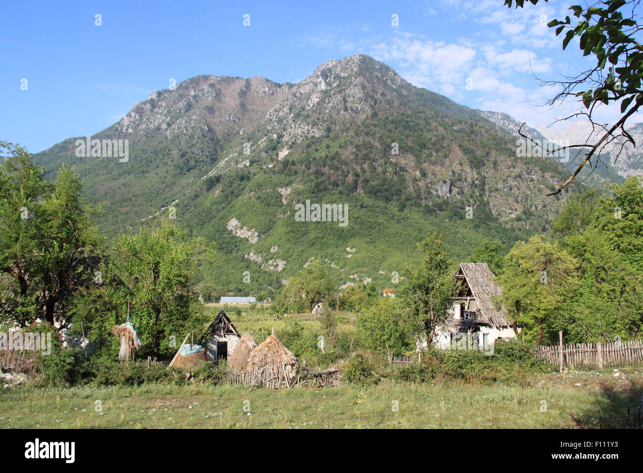 View from Prek Bjeshka guesthouse, Ndërlysaj, Shkodra, Accursed ...