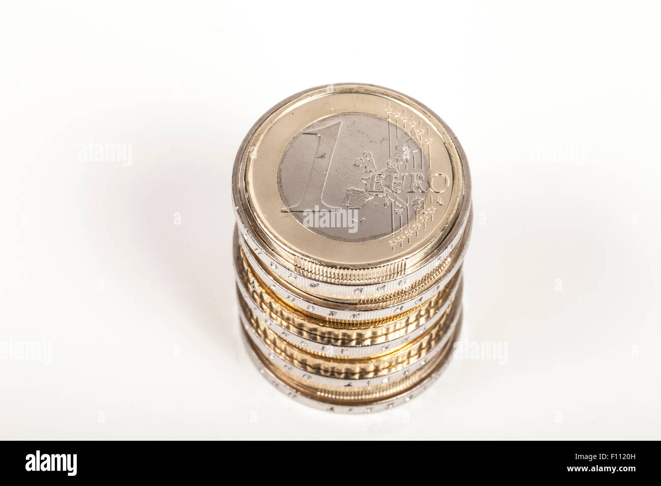 Euro coin stack hi-res stock photography and images - Alamy