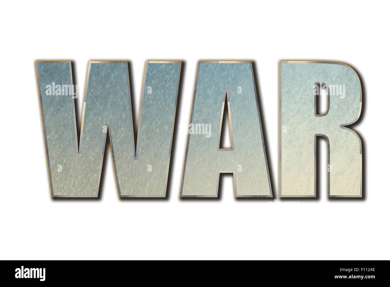 War word concept on white background Stock Photo - Alamy