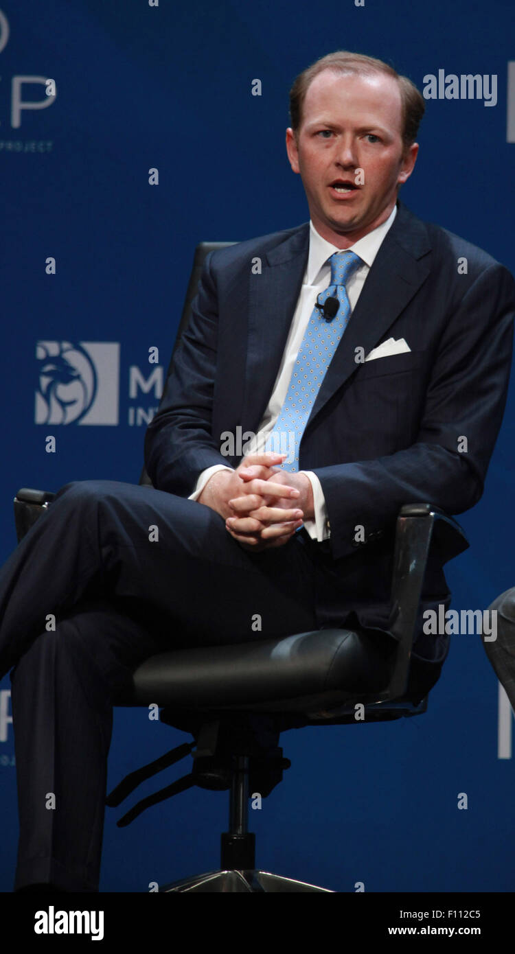 Las Vegas, Nevada, USA. 24th Aug, 2015. Jamie Evans of Panasonic ...