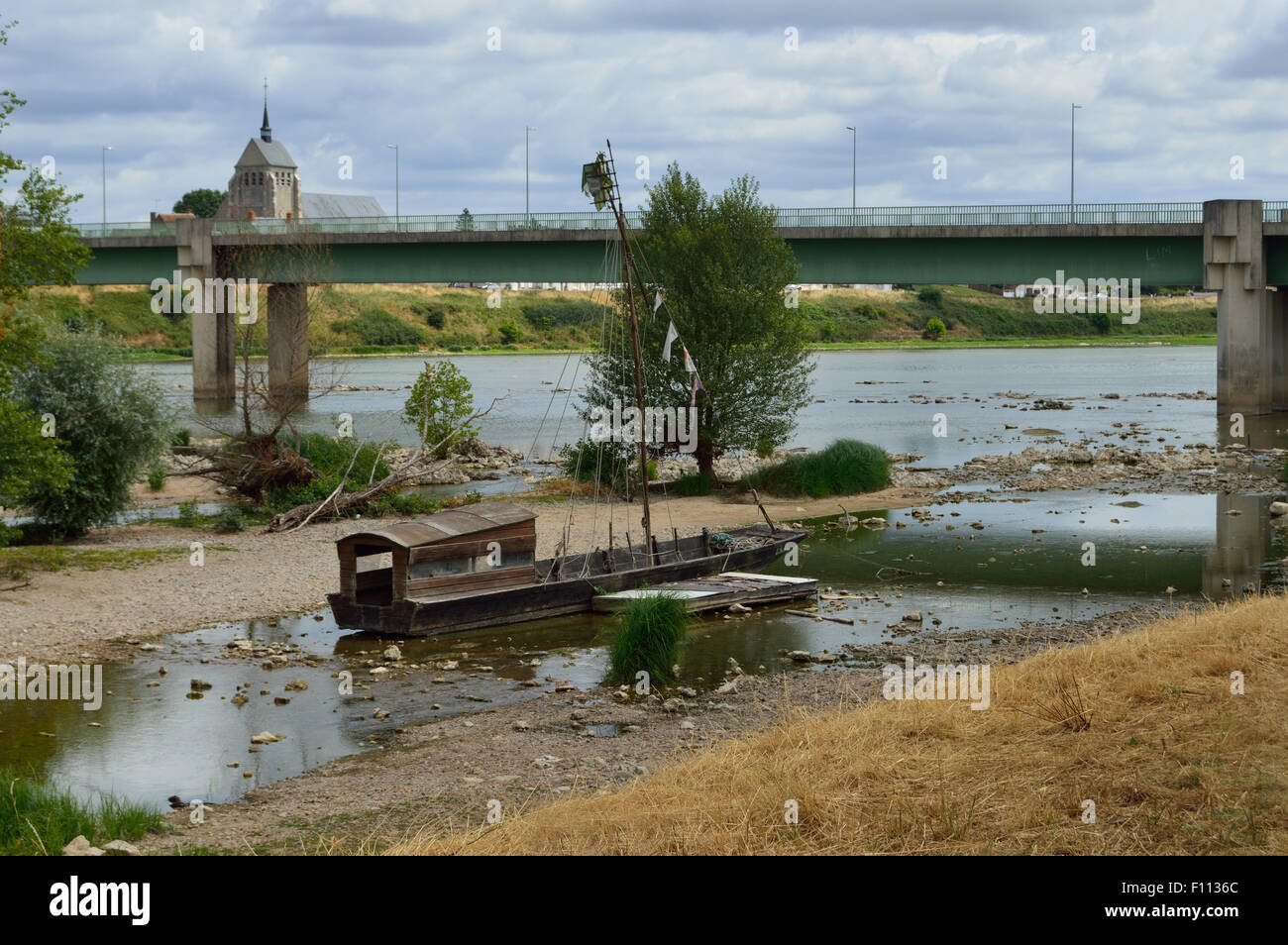 Riverbank in Northern France Stock Photo - Alamy
