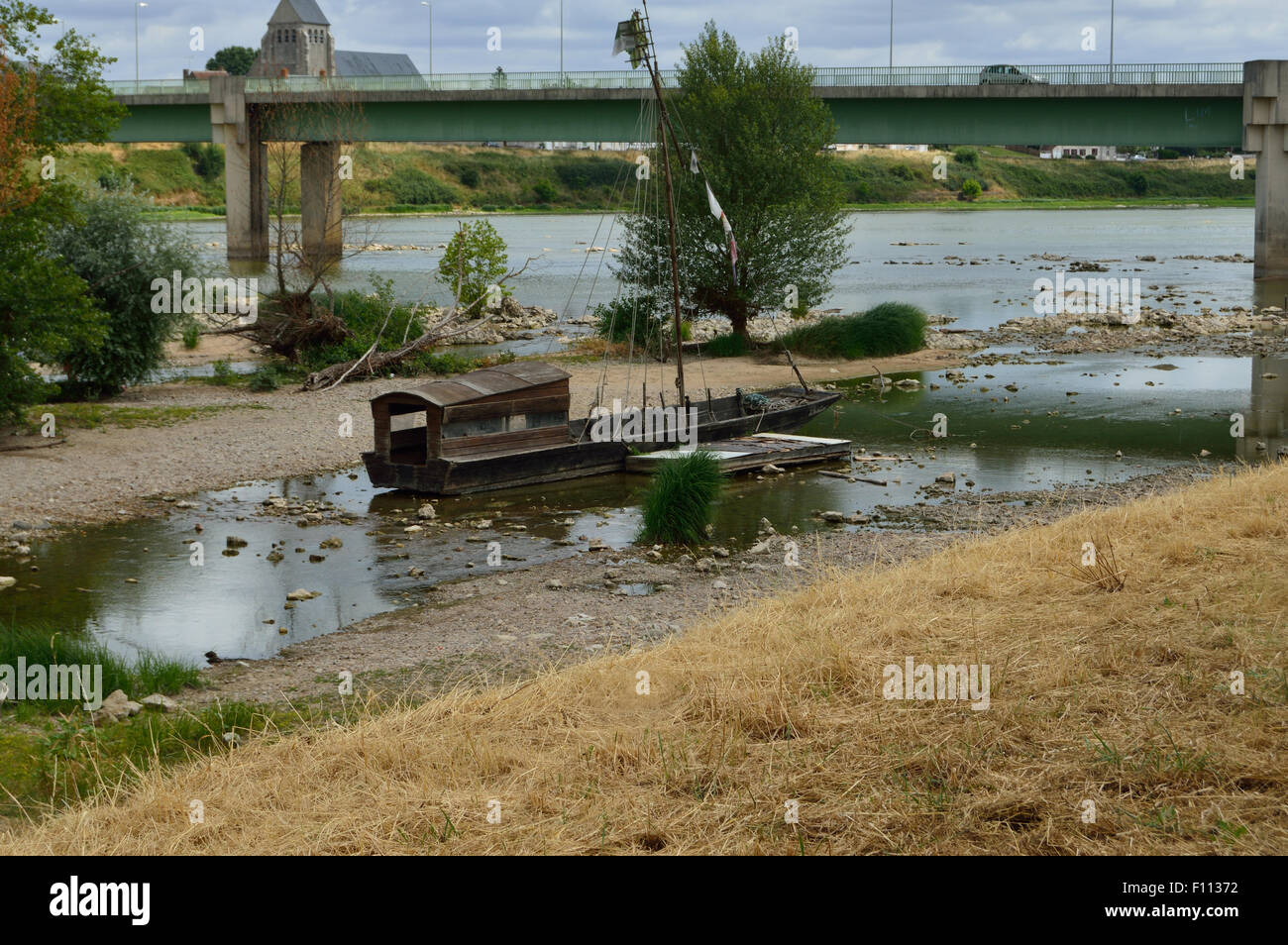 Riverbank in Northern France Stock Photo - Alamy