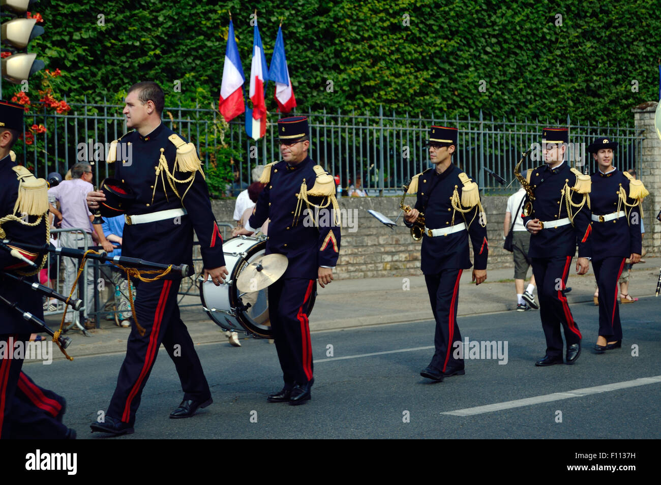 14th July Parade in Bourges, France Stock Photo - Alamy