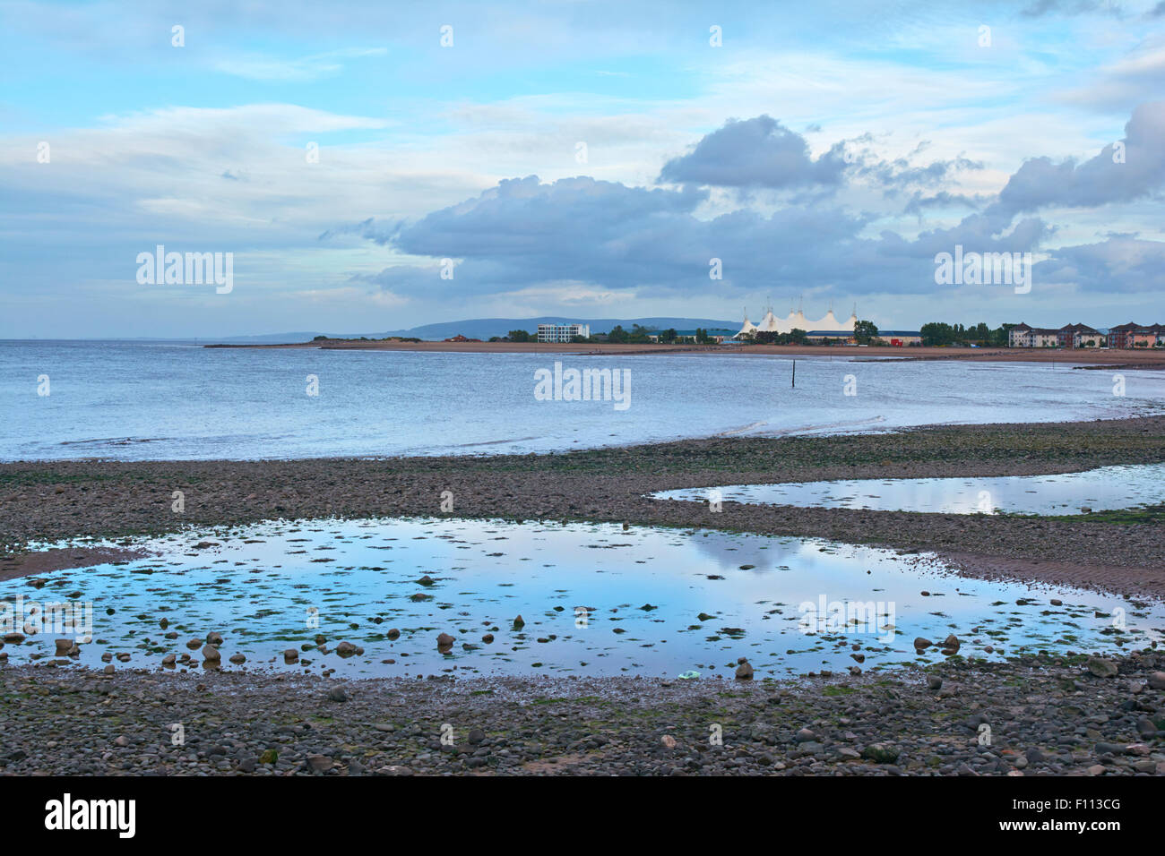 Beach butlins minehead somerset england hi-res stock photography and ...