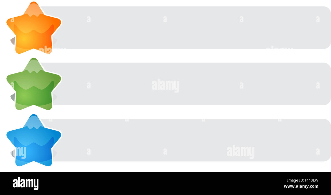 Blank business strategy concept infographic diagram illustration Star ...
