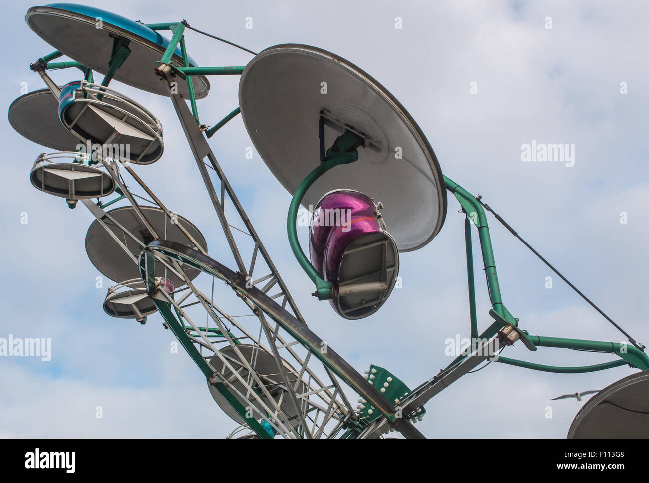 Flying Carnival Ride Stock Photo - Alamy