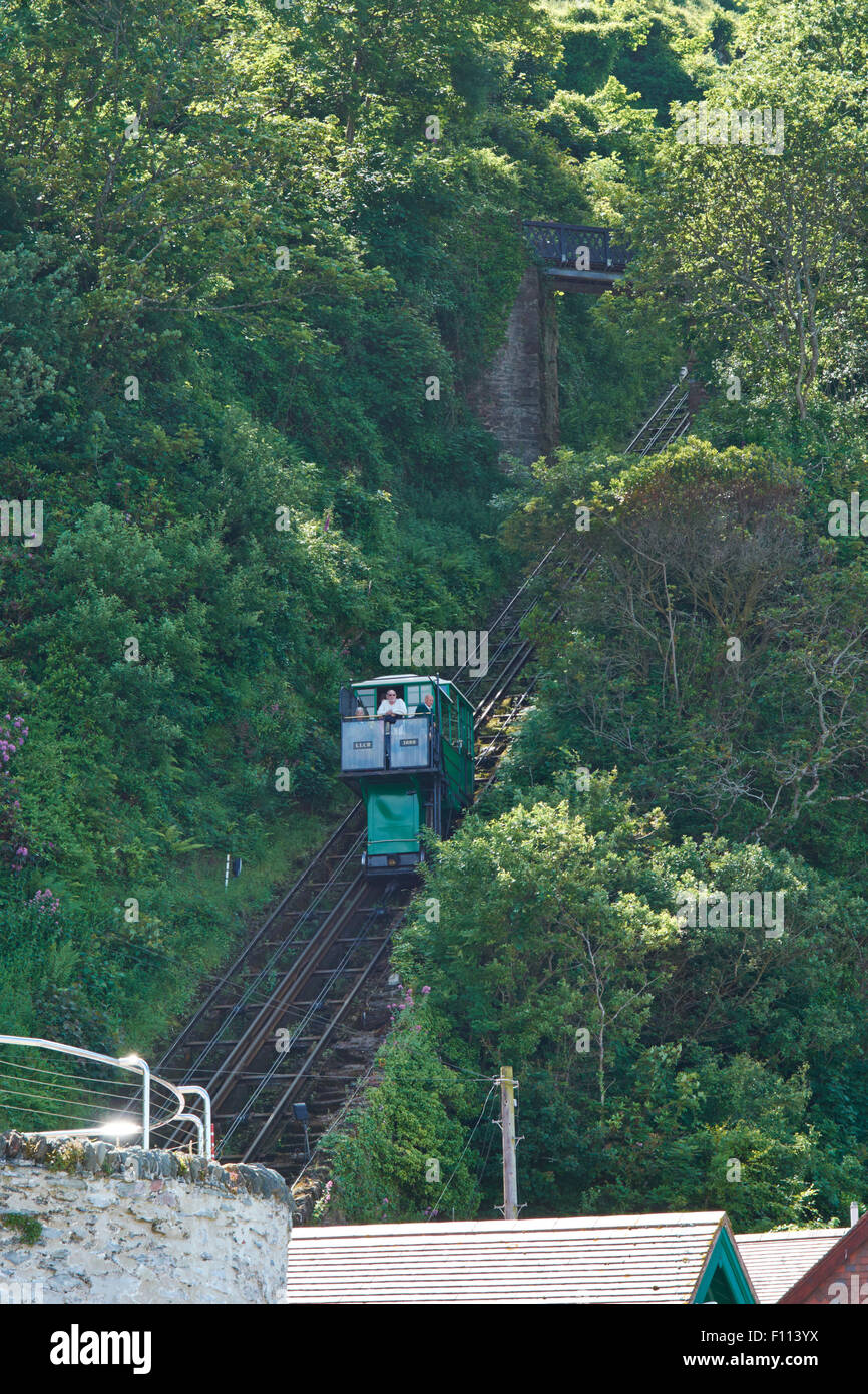 Lynmouth & Lynton Cliff Railway - Exmoor, England, UK Stock Photo - Alamy