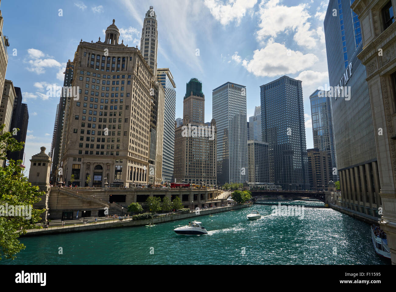 The Chicago River Stock Photo - Alamy