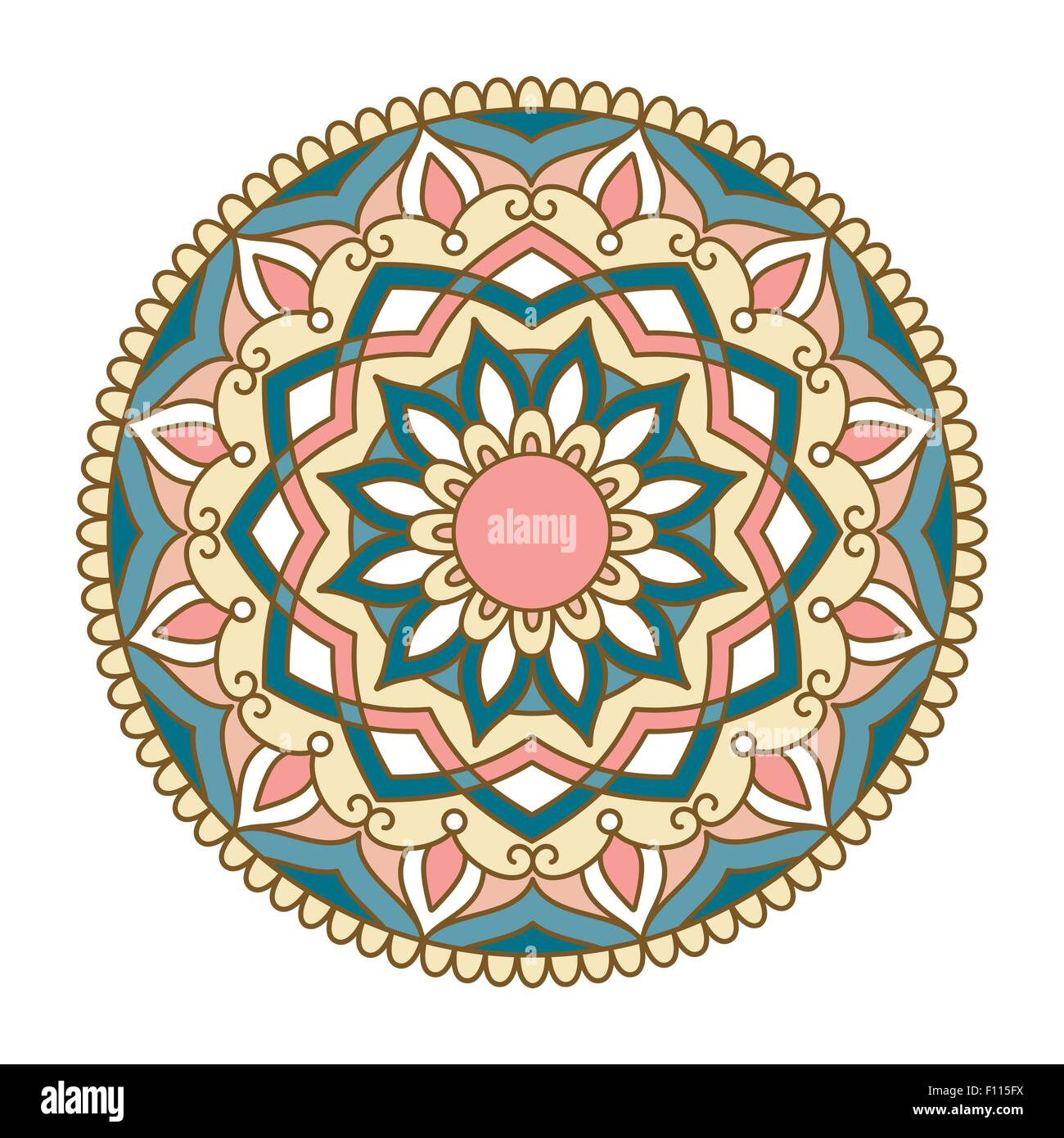 Mandala. Ornamental round pattern Stock Vector Image & Art - Alamy
