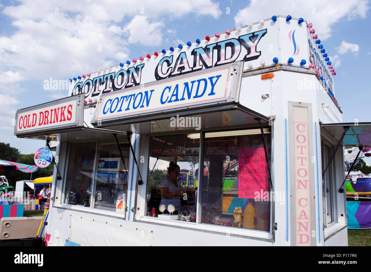 Cotton candy carnival amusement park hi-res stock photography and ...