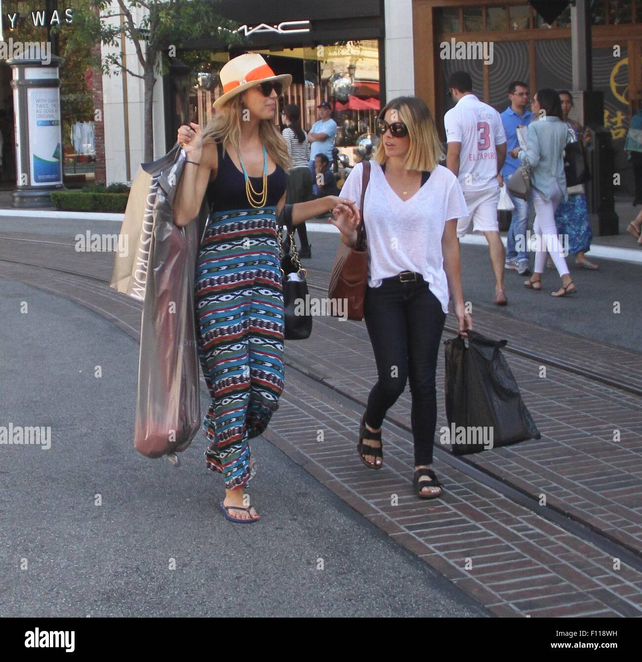 The Vampire Diaries actress, Arielle Kebbel goes shopping at The Grove ...