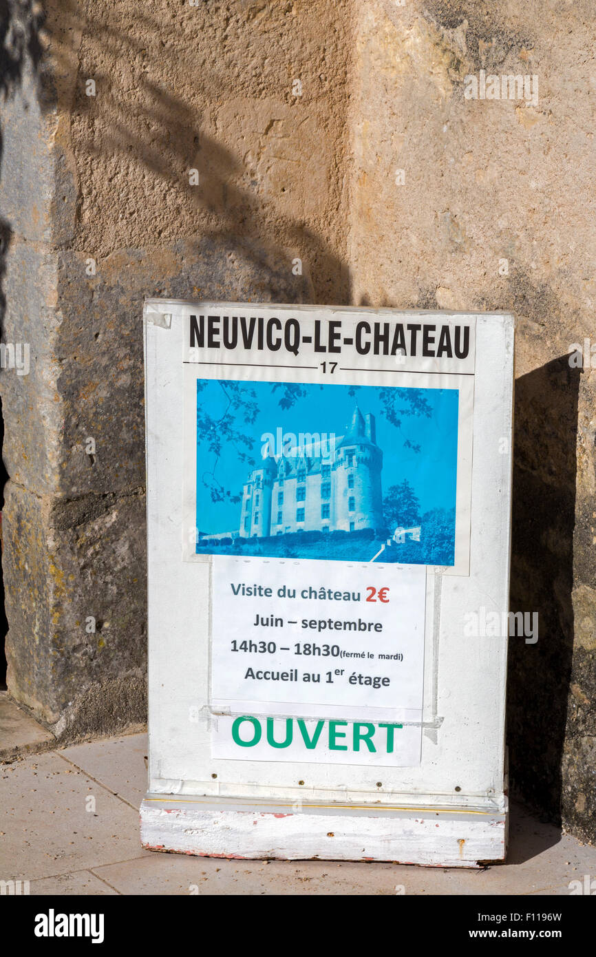 Chateau sign hi-res stock photography and images - Alamy