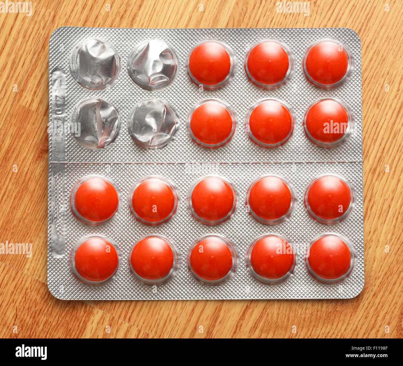 Colourful tablets in plastic packing on background Stock Photo - Alamy