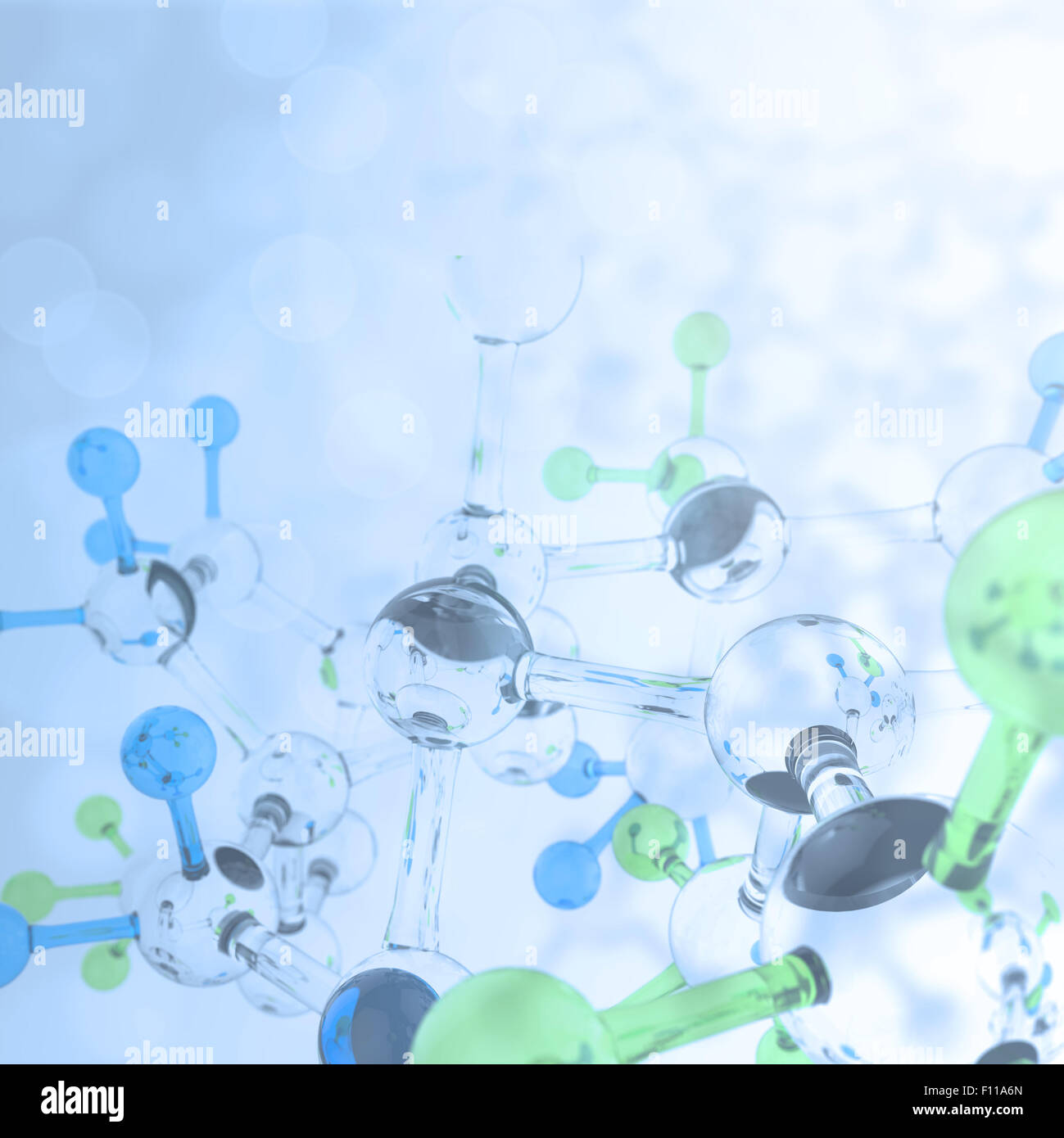 Abstract molecules medical background Stock Photo - Alamy