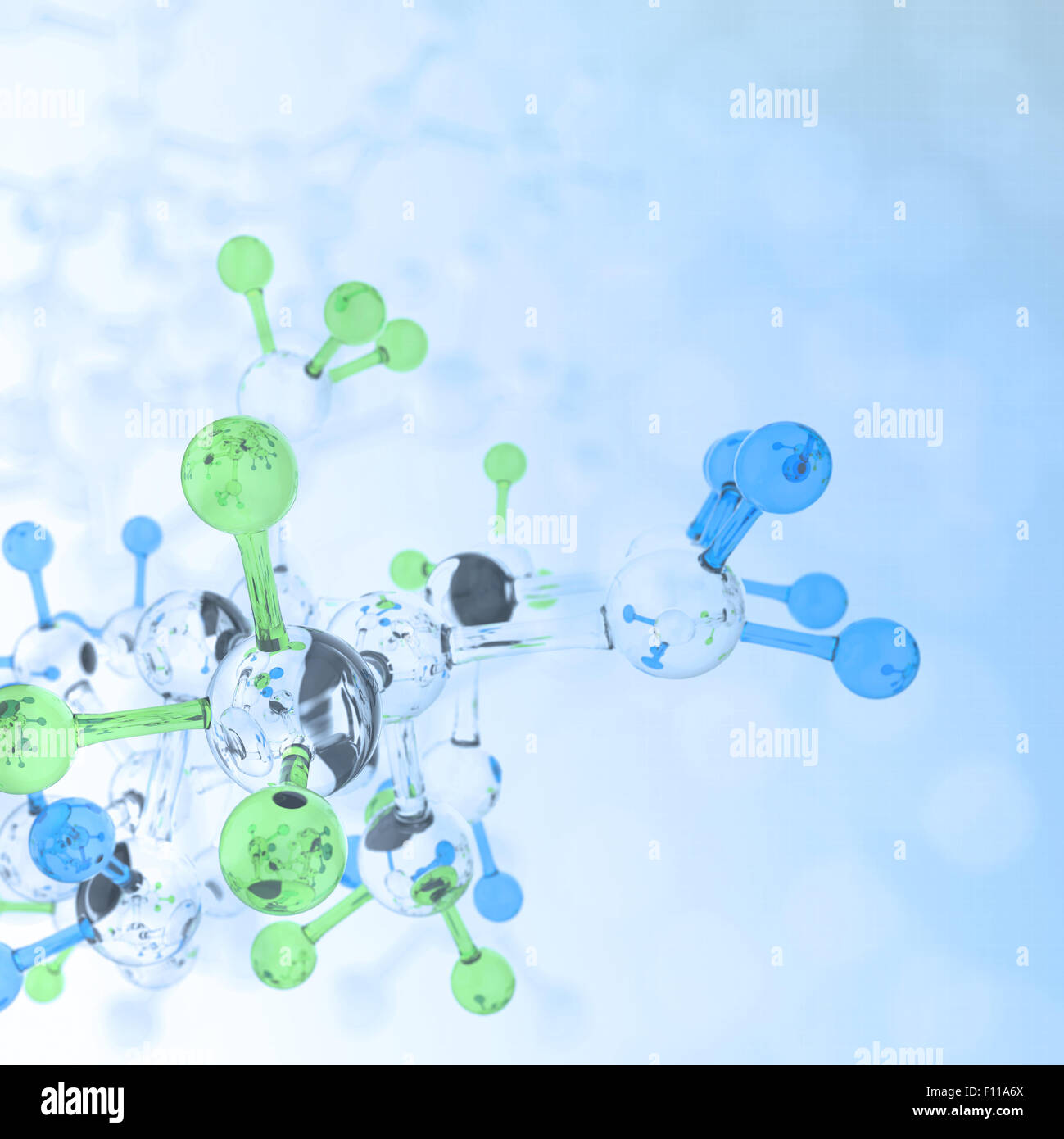 Abstract molecules medical background Stock Photo - Alamy