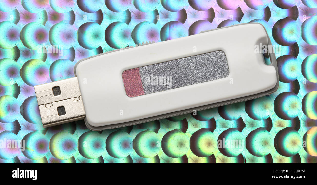 Usb flash drive on the abstract background Stock Photo - Alamy