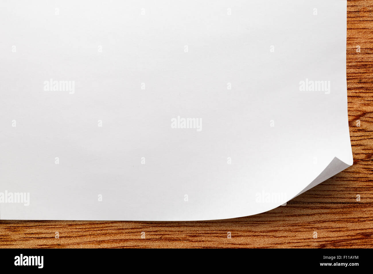 Blank paper white sheet background hi-res stock photography and images ...