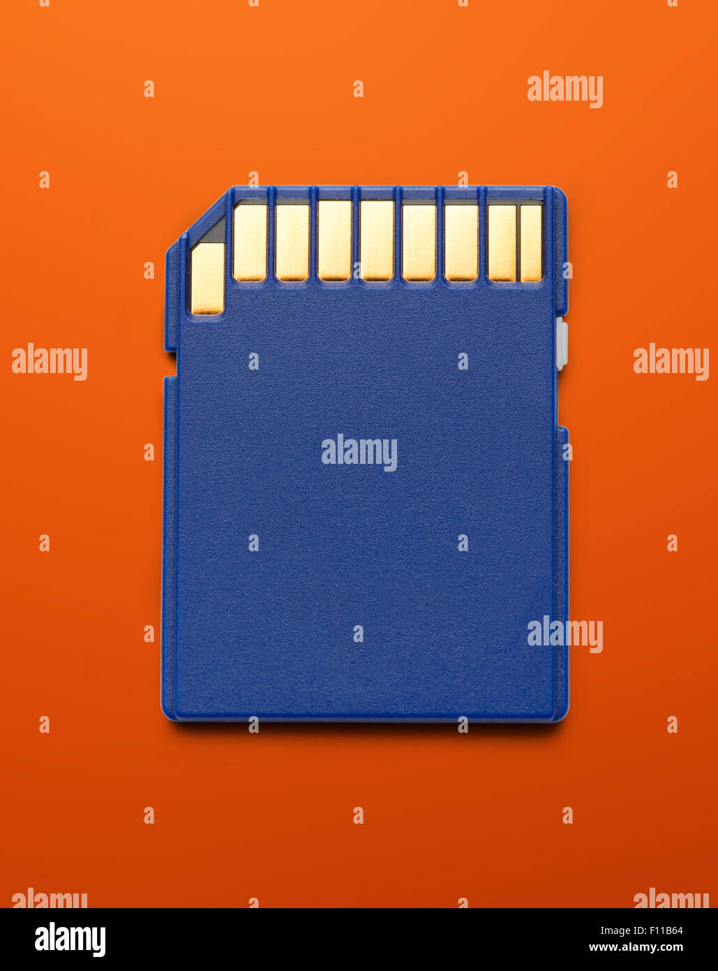 Blue compact memory card for camera in closeup Stock Photo - Alamy