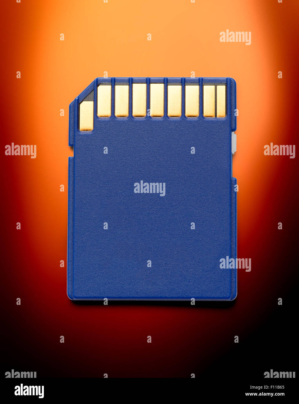Blue compact memory card for camera in closeup Stock Photo - Alamy