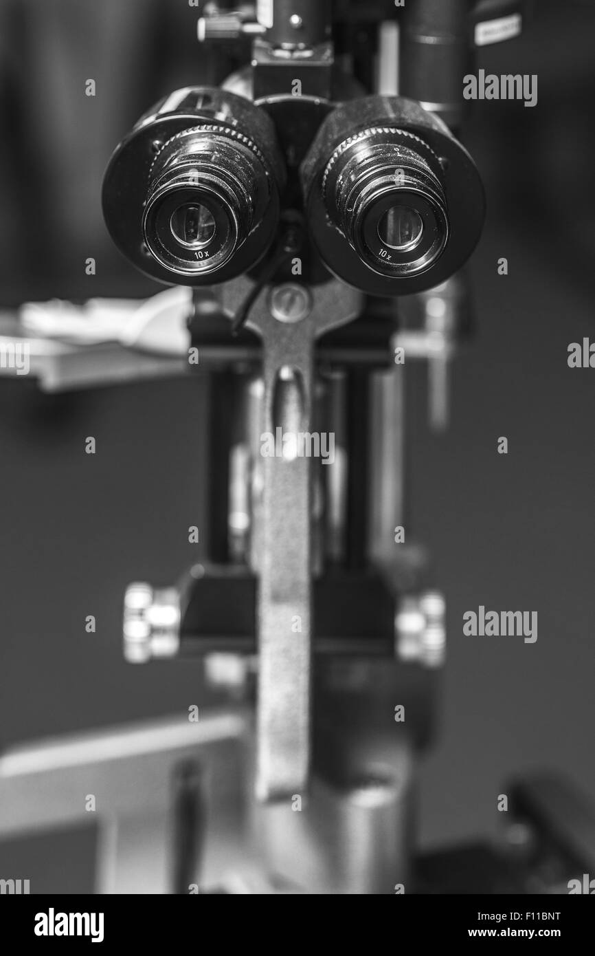 Medical optometrist equipment used for eye exams Stock Photo - Alamy