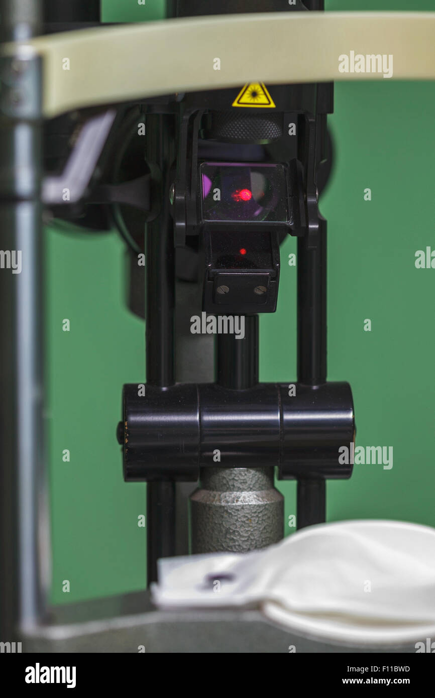 Medical optometrist equipment used for eye exams Stock Photo - Alamy
