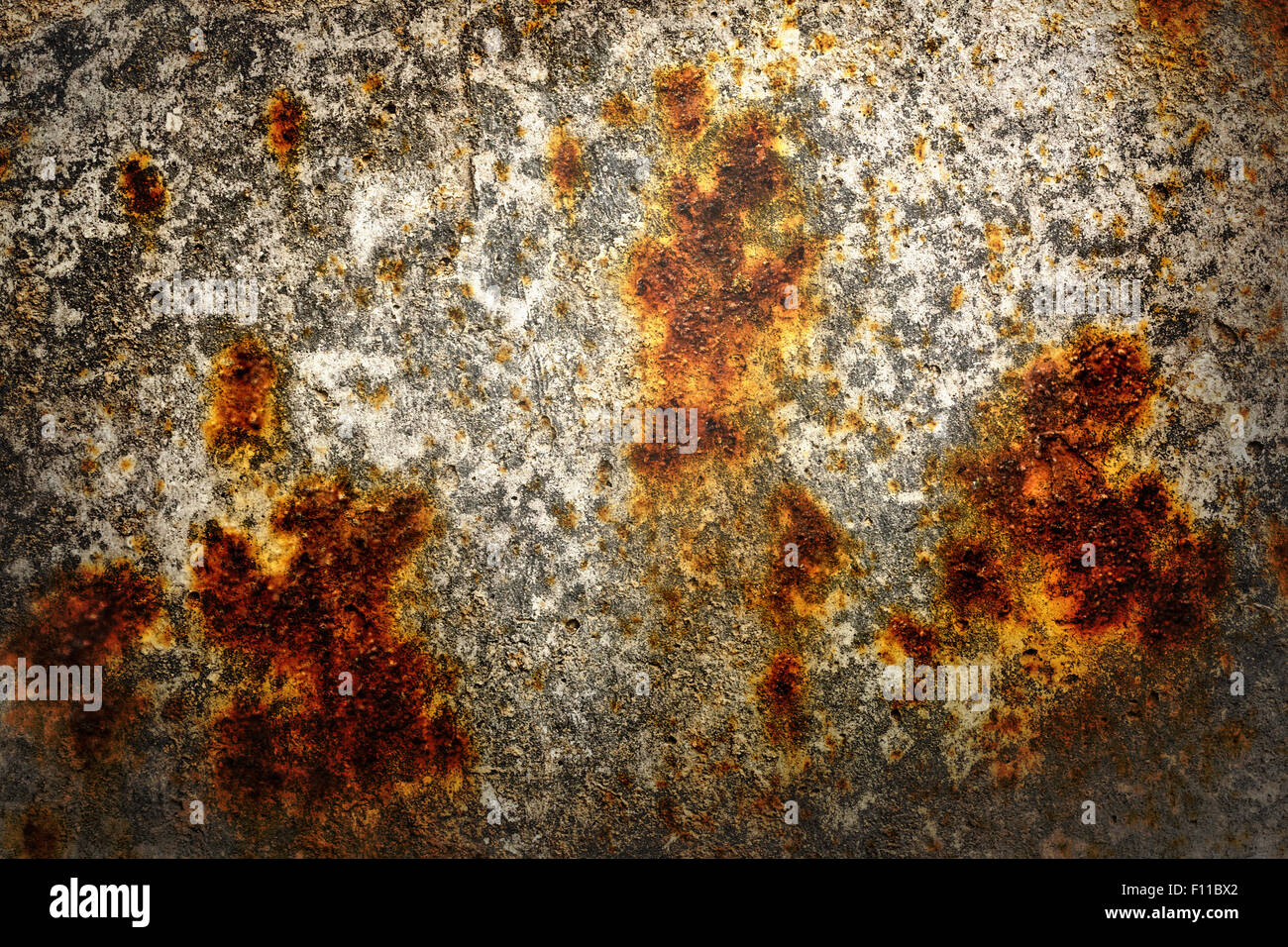 Rusty piece of metal as background in closeup Stock Photo - Alamy